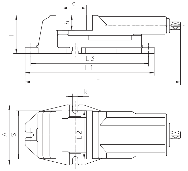 Imadło maszynowe z przesuwną śrubą 100mm - Bison 6512 | Wyposażenie ...